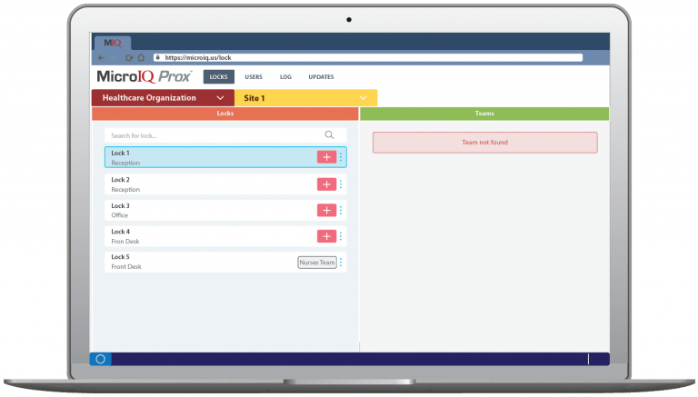MicroIQ – keyless electronic lock for office furniture – electronic lock