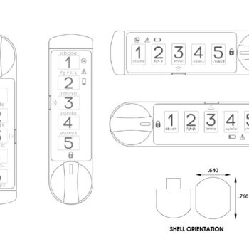 MicroIQ PT Private Postal Lock | MicroIQ | Electronic Cabinet, Locker ...